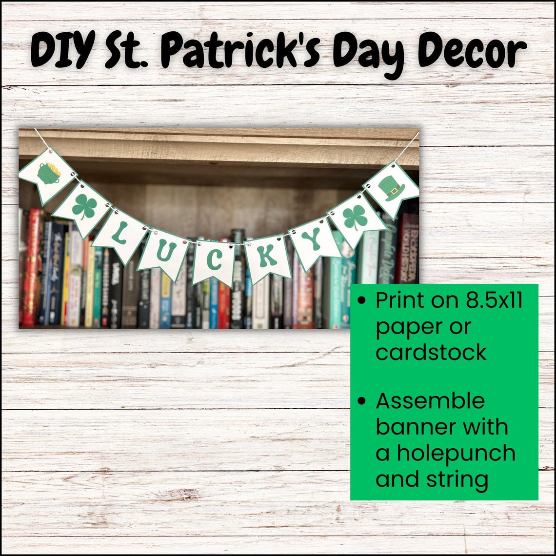 St Patricks Day Decor, St. Patrick's Day Banner, St. Patrick's Day ...