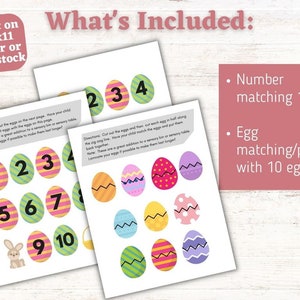 Easter Preschool Printable, Easter Printable for Kids, Easter Preschool ...