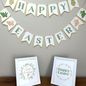 Easter Banner, Easter Banner Printable, Easter Banner Garland,printable ...