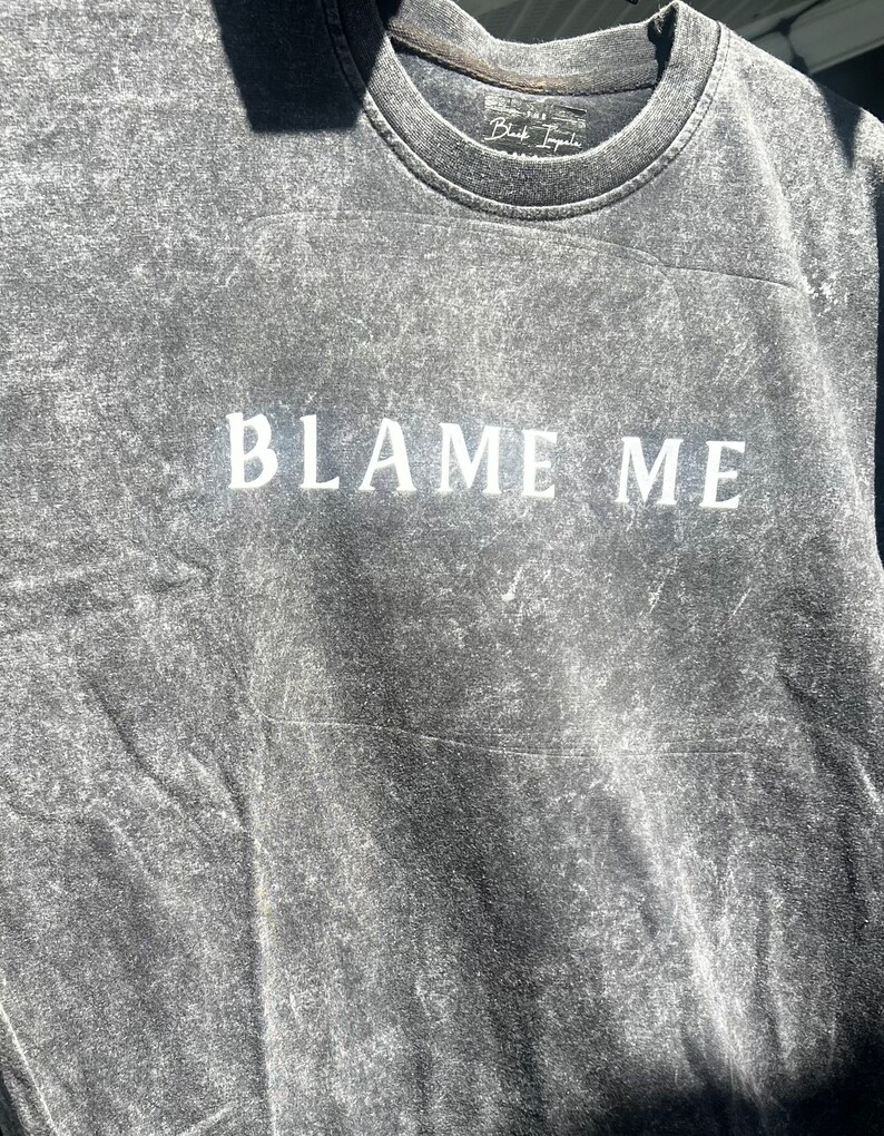 Blame Me Oversized Vintage Washed T-shirt, Reputation Taylor's Version ...
