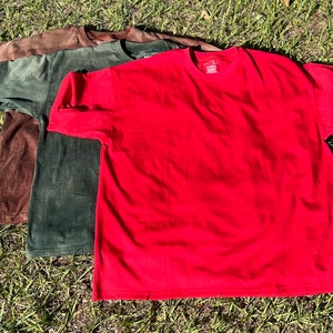 Dark Green Acid Washed Unisex Oversized Loose Fitting Tshirt Black ...