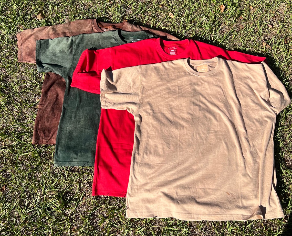 Dark Green Acid Washed Unisex Oversized Loose Fitting Tshirt Black ...