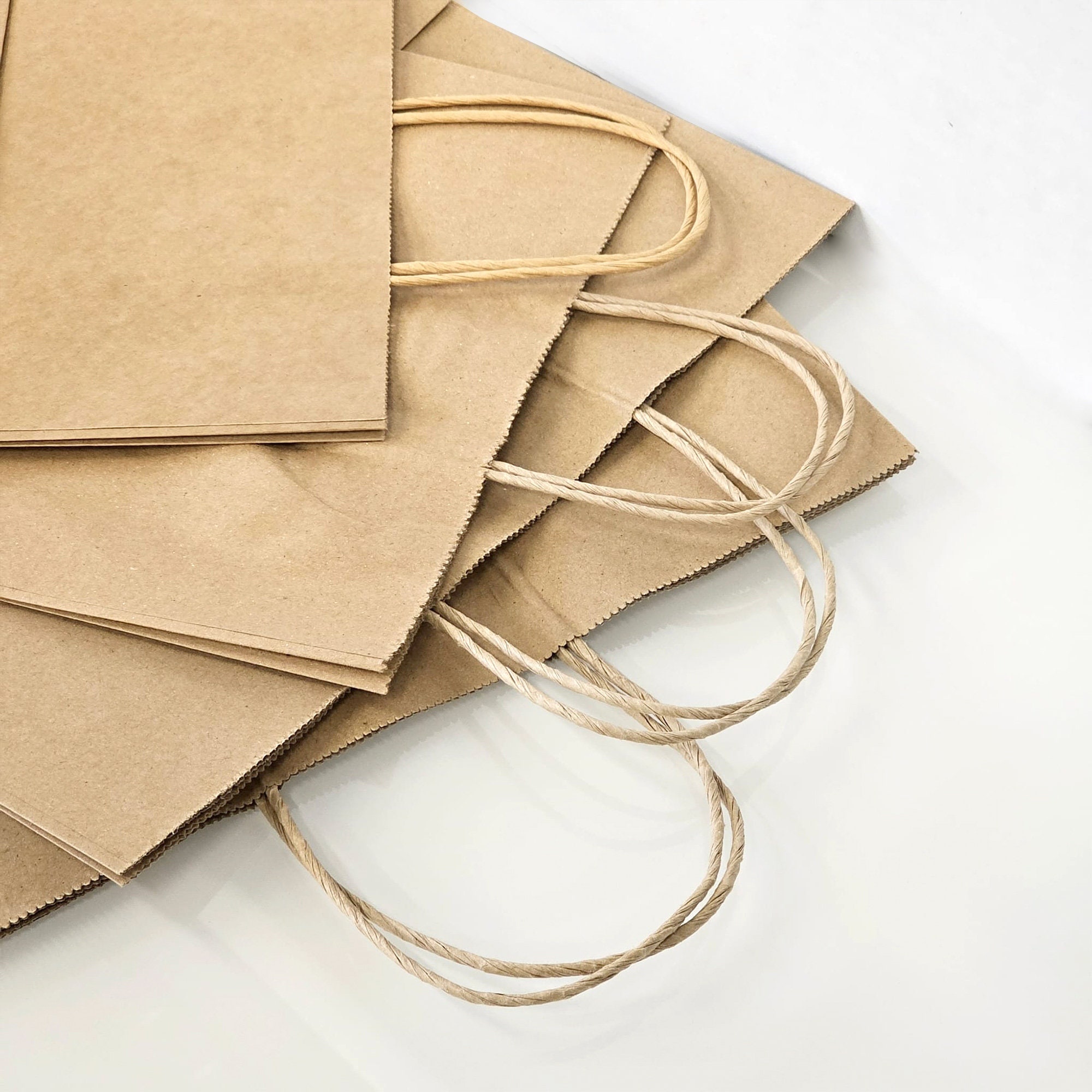 Custom Kraft Full Color Paper Bag, Shopping Bags With Twisted Handle ...