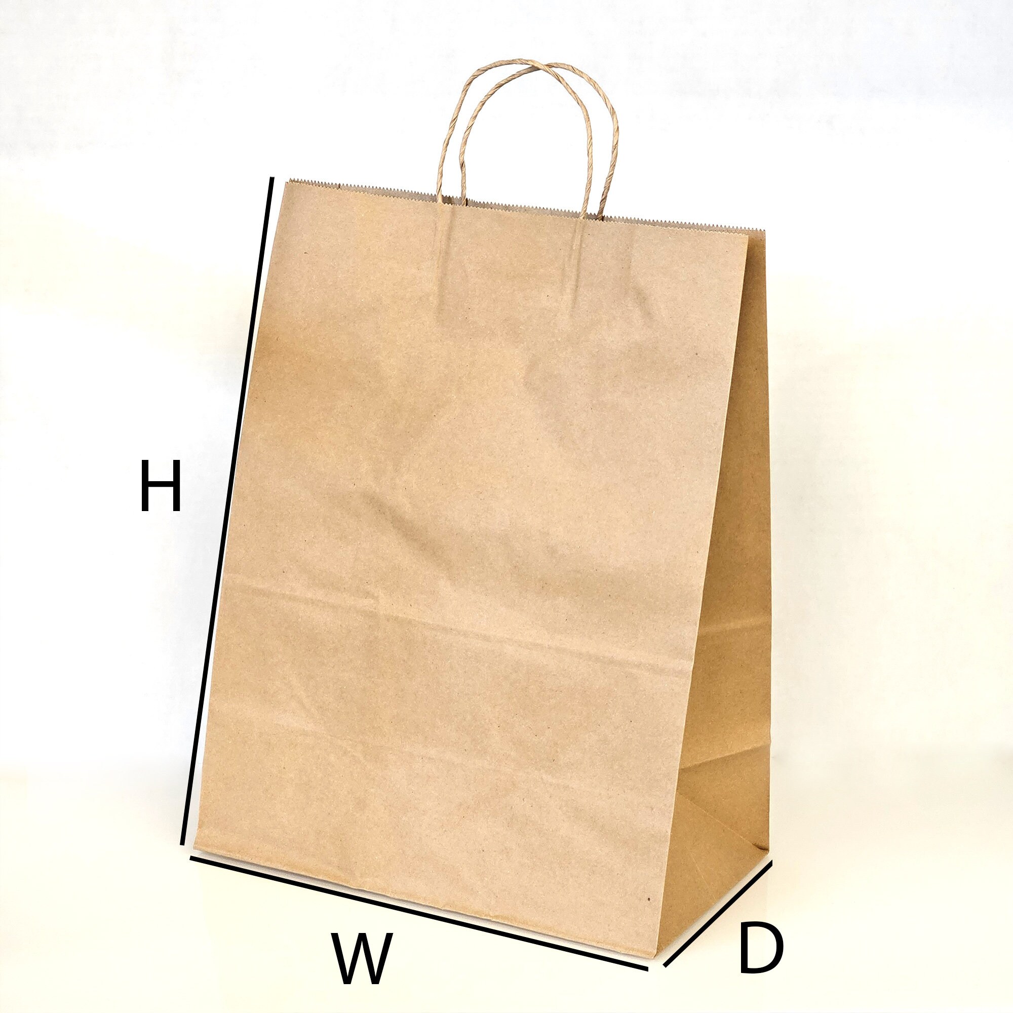 Custom Kraft Full Color Paper Bag, Shopping Bags With Twisted Handle ...