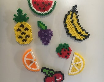 Perler Beads Fruit - Etsy