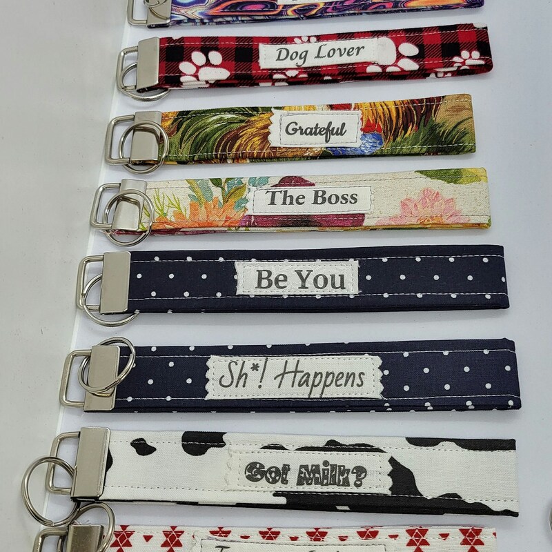 Key Fob With Words - Etsy