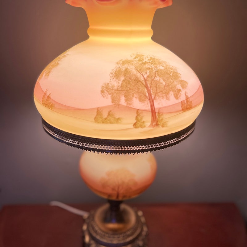 Fenton Lamp - Etsy