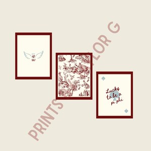 Pi Beta Phi Digital Prints- Customized Downloadable Art (set of 9) - Etsy