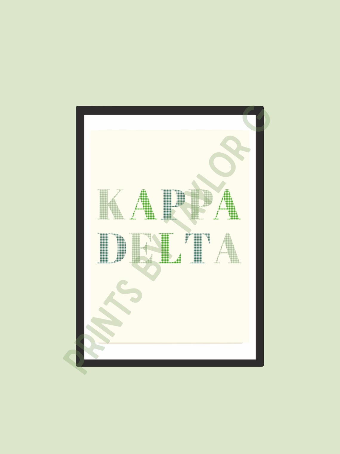 Kappa Delta Custom Digital Prints (set of 9) - Etsy