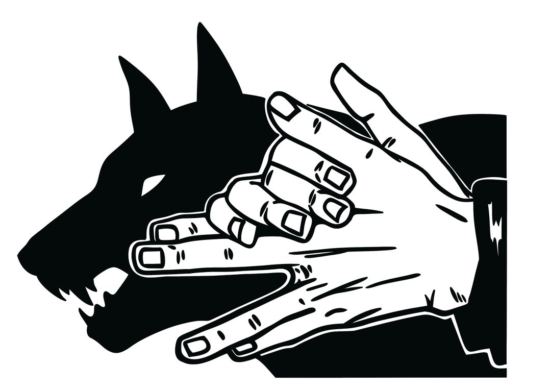 Demon Dog Decal - Etsy