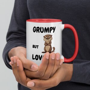 Grumpy Otter Coffee Mug, Funny Otter Lover Gift - Etsy