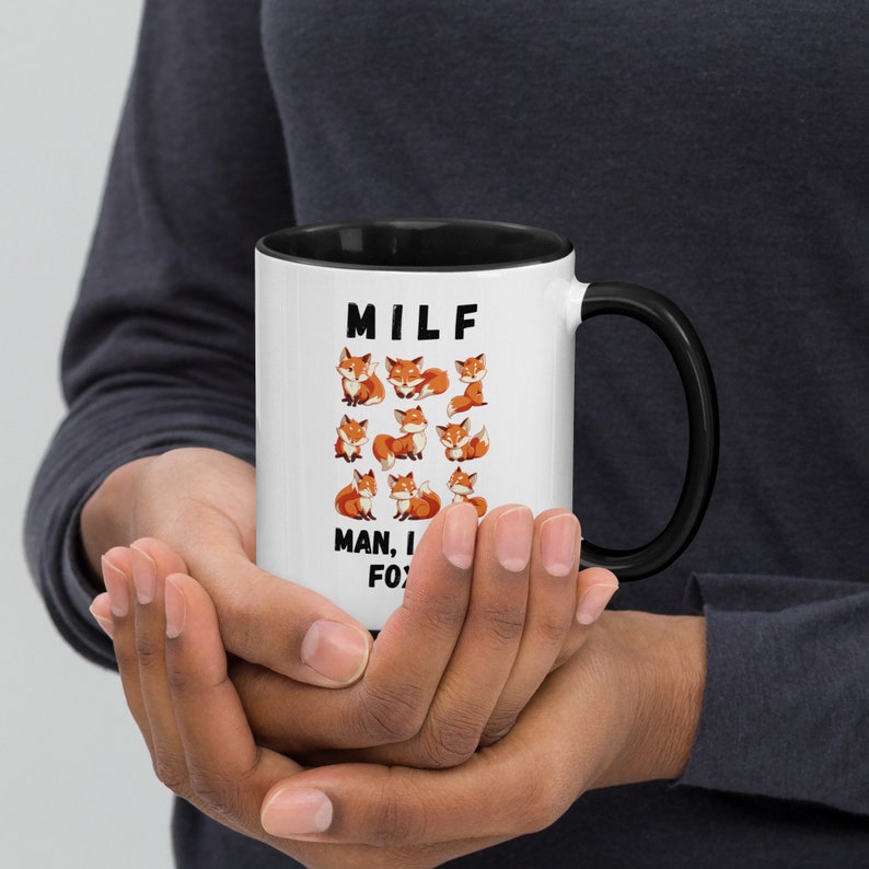 MILF Man I Love Foxes Mug, Fox Lover Gift, Girlfriend Wife Gift Idea ...