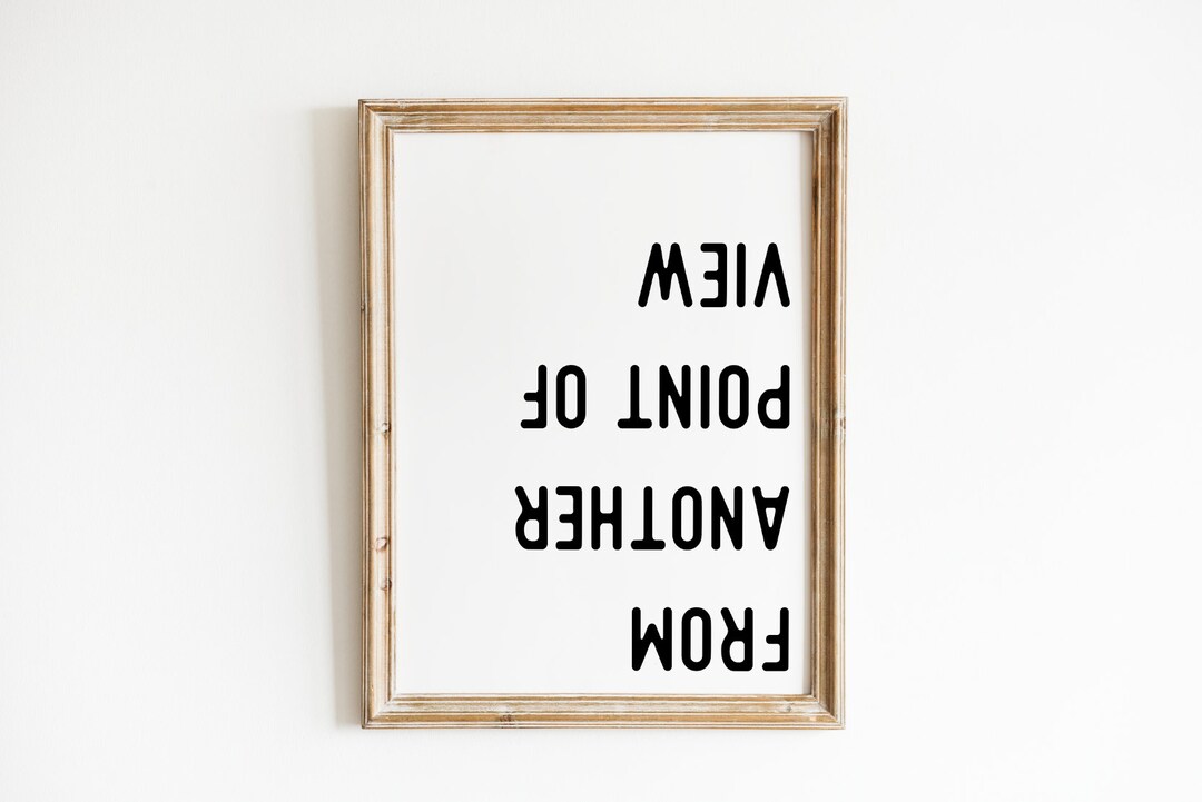 From Another Point of View, Ouotes, Custom Quote Print, Custom Text ...