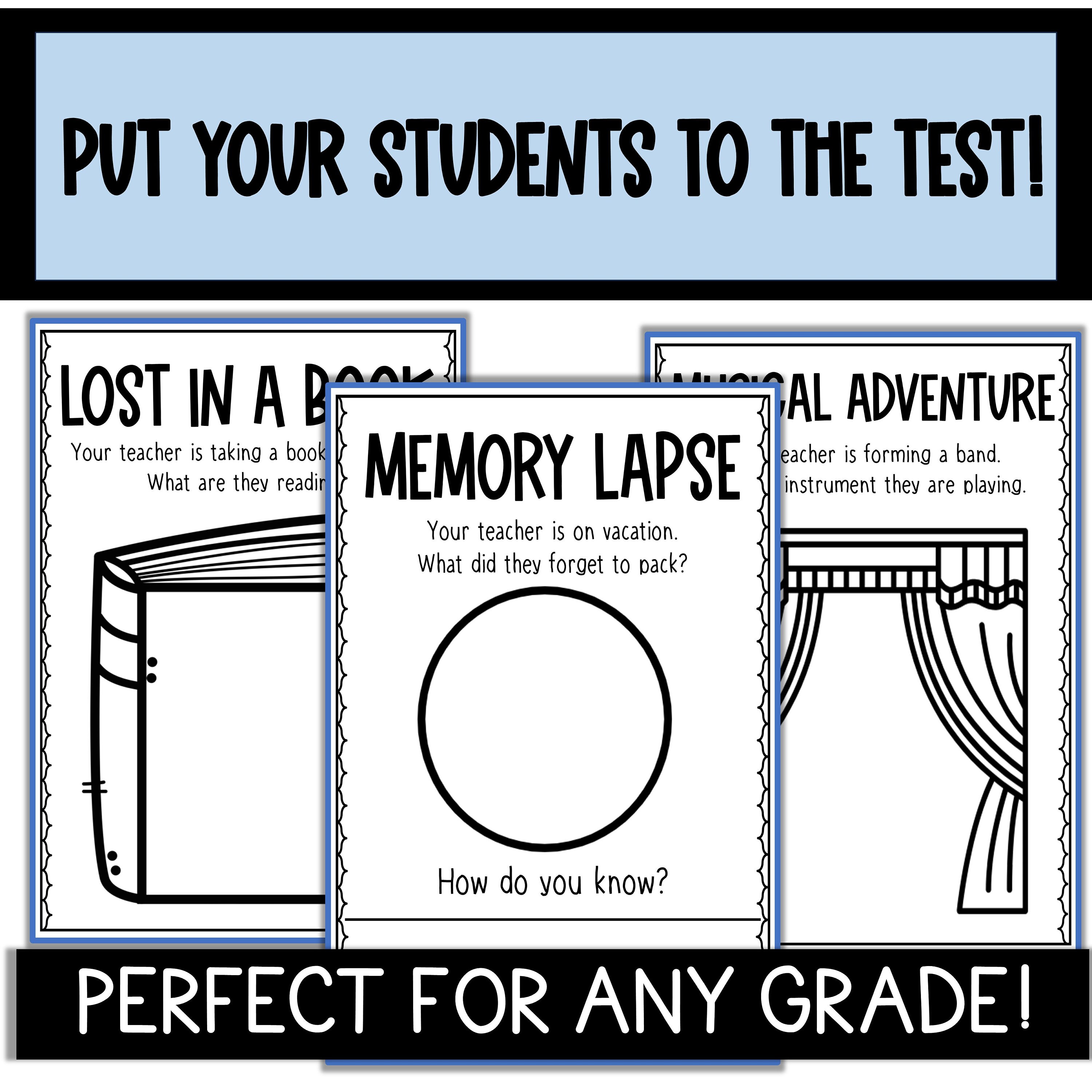 How Well Do You Know Your Teacher? | Making Inferences | End of Year ...