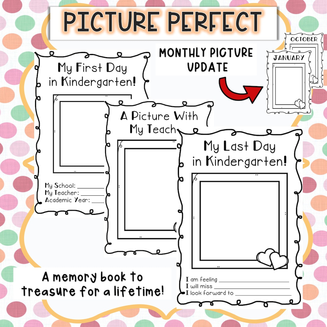 Kindergarten Memory Book - Etsy