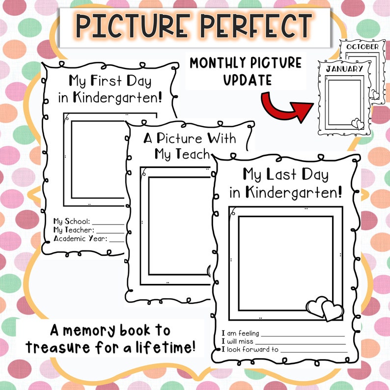 Kindergarten Memory Book - Etsy