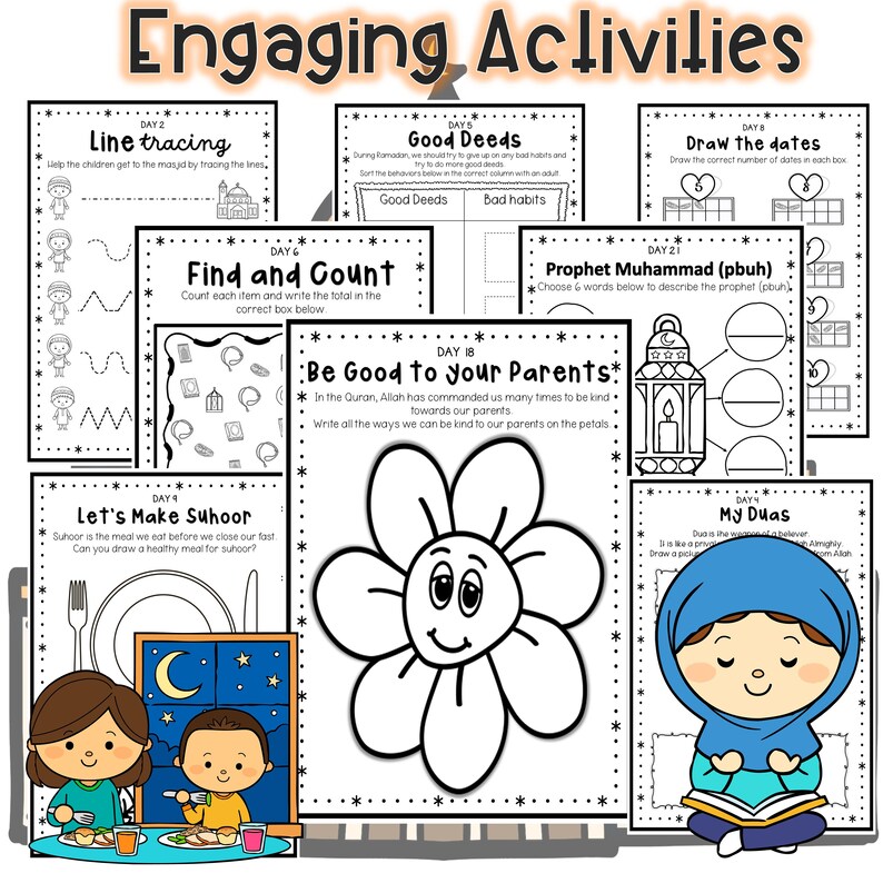 Ramadan Activities for Children - Etsy