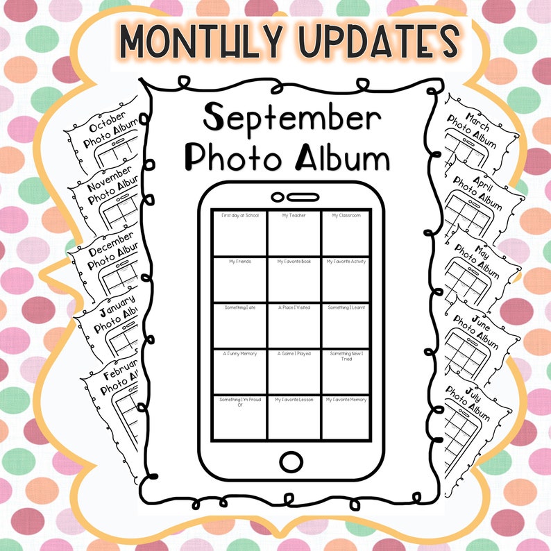 Kindergarten Memory Book - Etsy