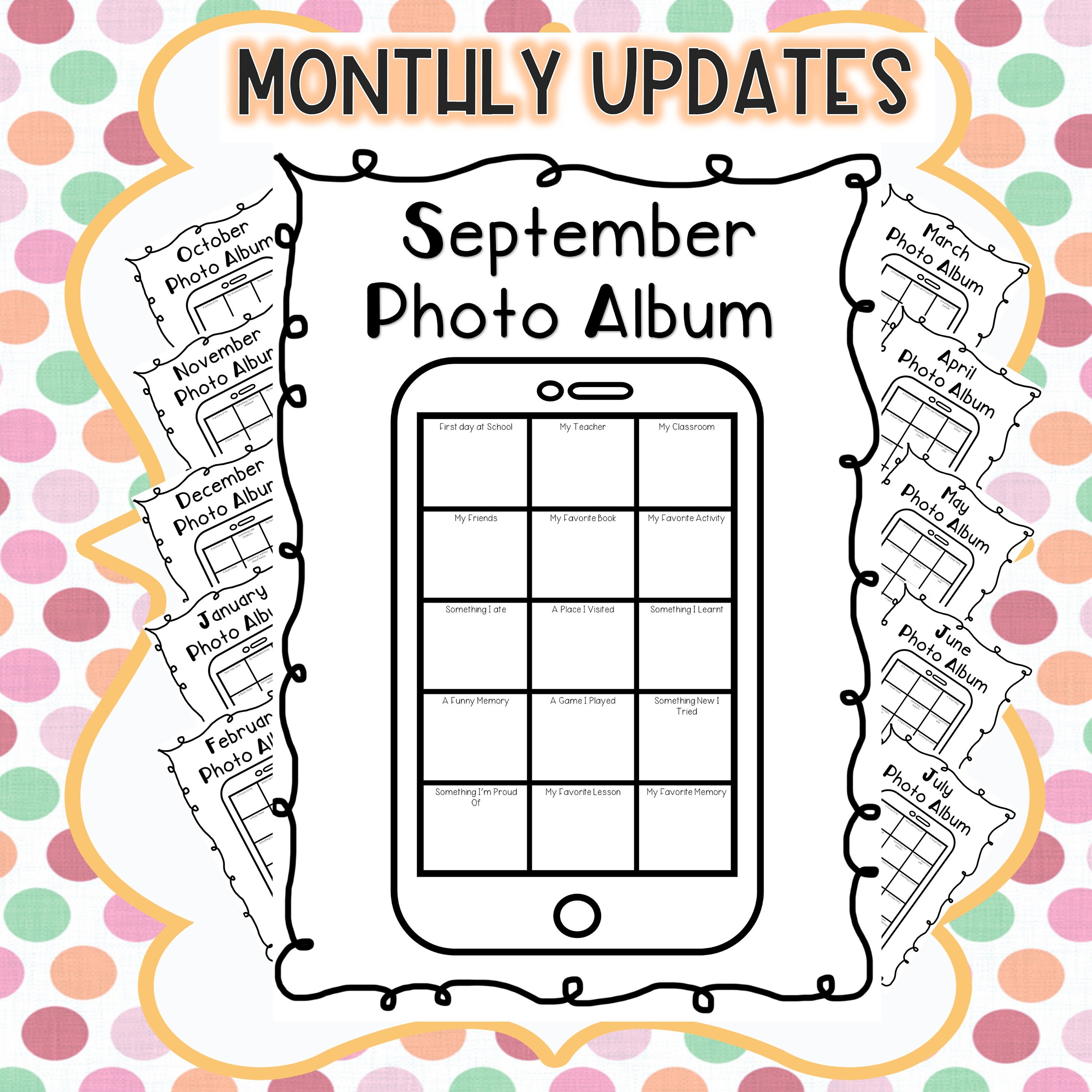 Kindergarten Memory Book - Etsy