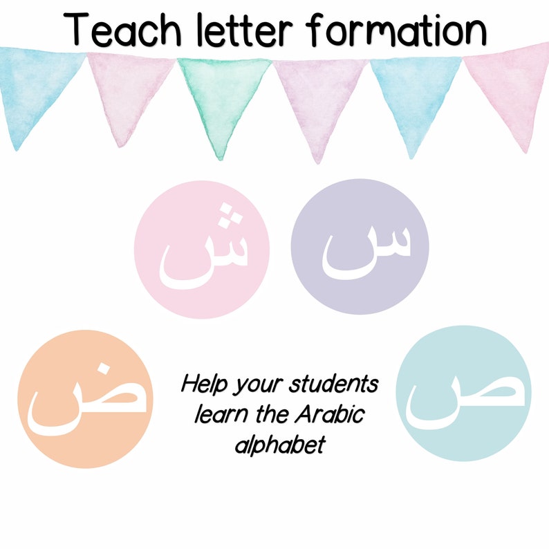 Arabic Letters - Etsy