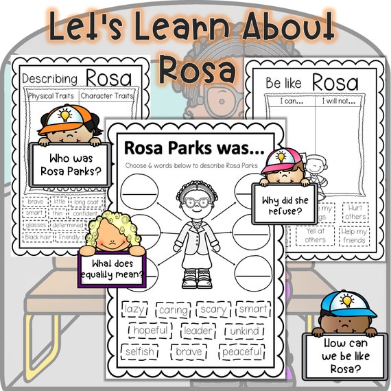 Rosa Parks Worksheets Year 1 Lesson 2 – Rosa Parks Worksheets,
