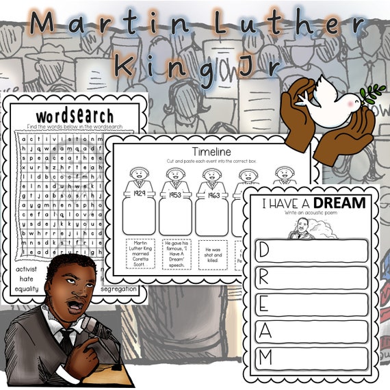 Hojas De Trabajo De Martin Luther King