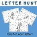 Alphabet Letter Hunt- Upper and Lowercase Letters - Etsy