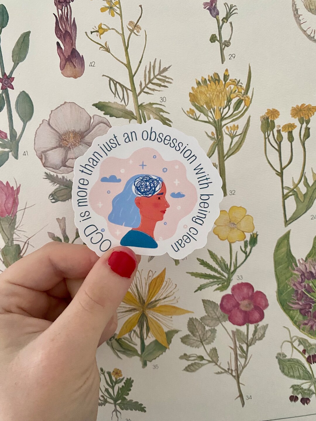 OCD Sticker - Etsy