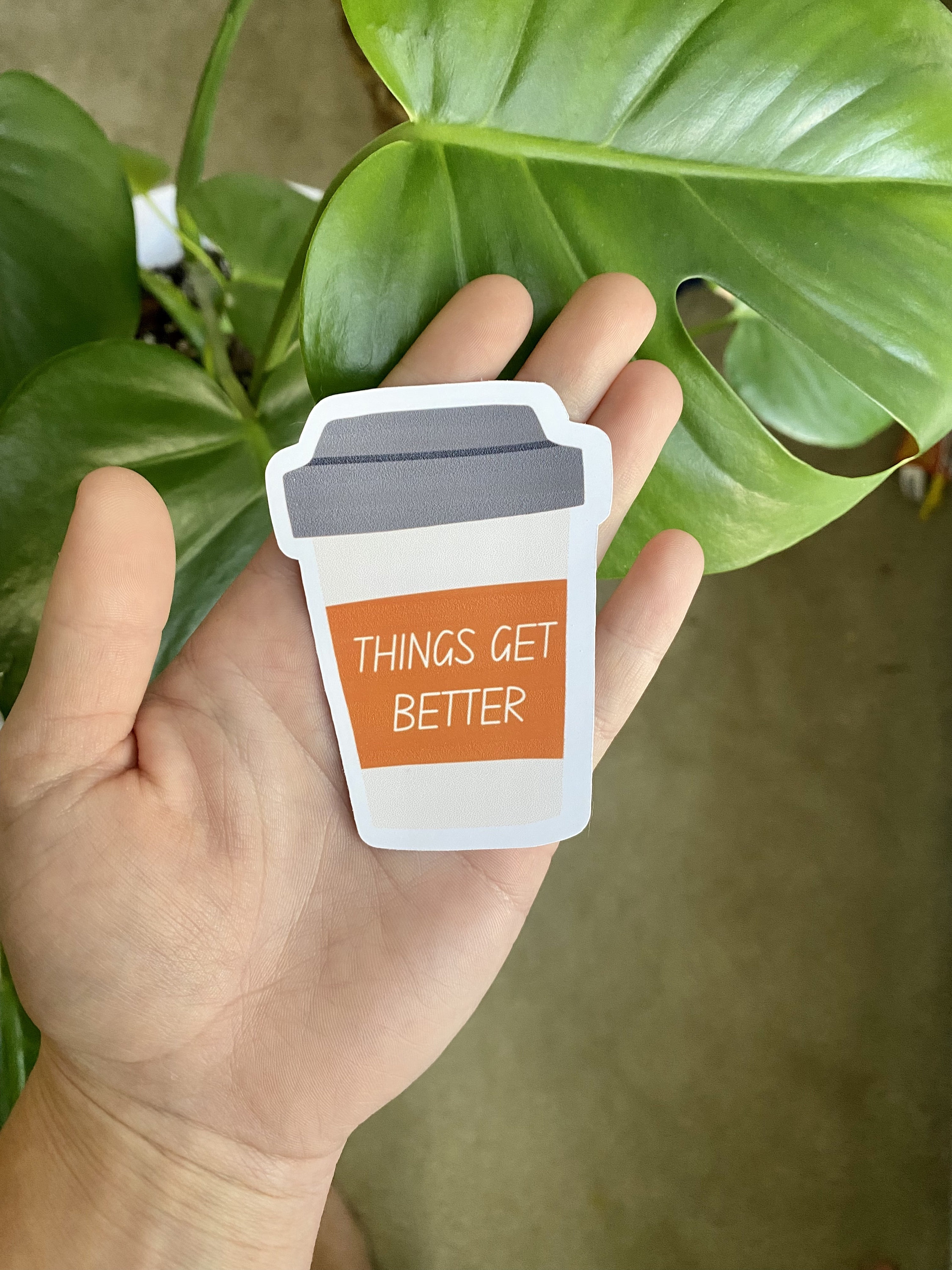 Things Get Better Sticker - Etsy