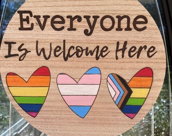 Welcome Lgbtq Sign - Etsy