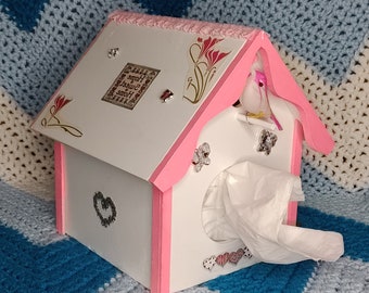 Birdhouse Tissue Box Cover - Etsy