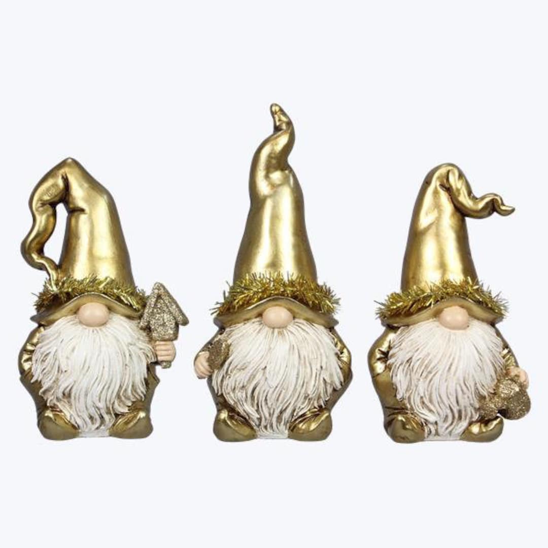 Resin Gnome Gold 3 Assortment - Etsy