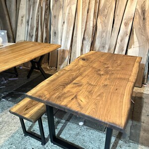 Walnut Dining Table, Wooden Dining Table, Custom Dining Table, Solid ...