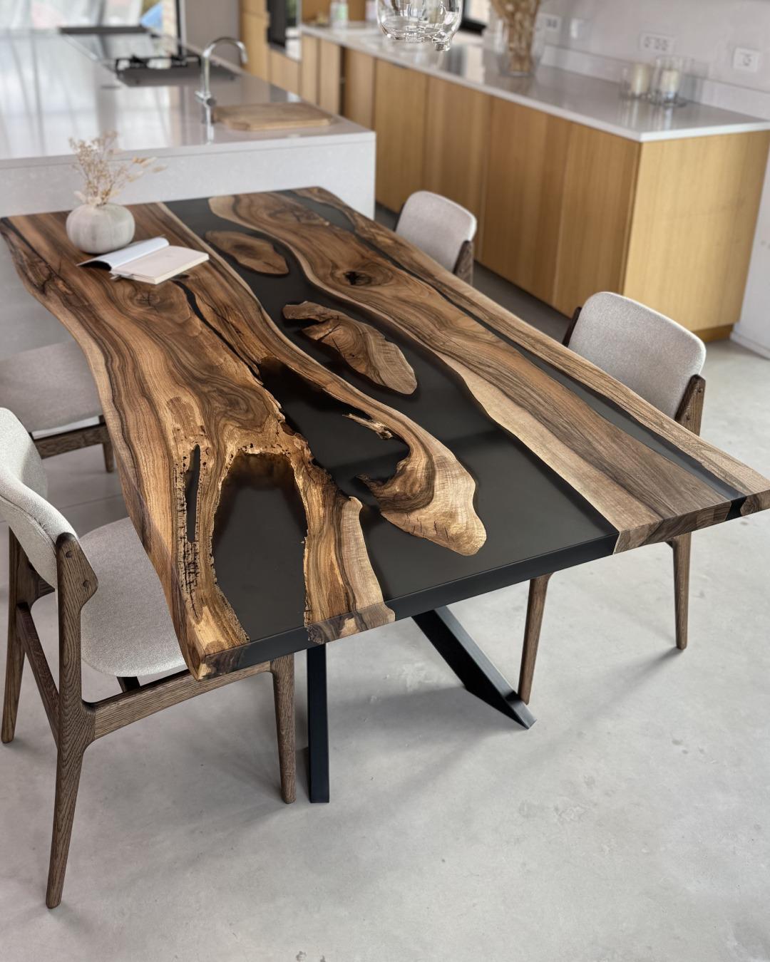 Custom Epoxy Dining Room Table | Epoxy Table | Special Dining Table ...