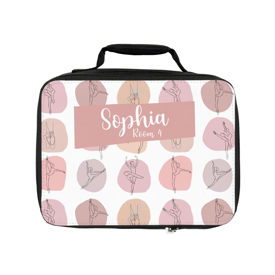 Back to School Lunch Box Pink Ballerina Spiral Lunch Box Dance Nursery ...