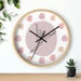 Pink Ballerina Wall Clock Dance Wall Clock Ballet Lover Gift Kids Wall ...