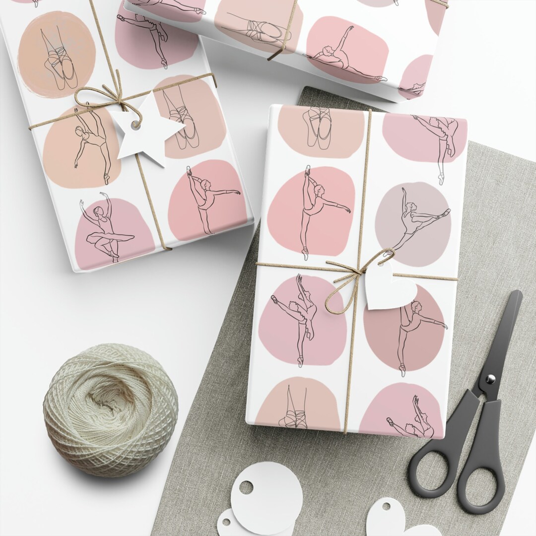 Girls Birthday Ballerina Wrapping Paper| Ballet Wrapping Paper | Girls ...