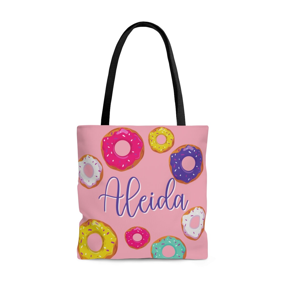 Donut Tote Bag Pink Donut Tote Bag for Girls Donut Tote Bag ...