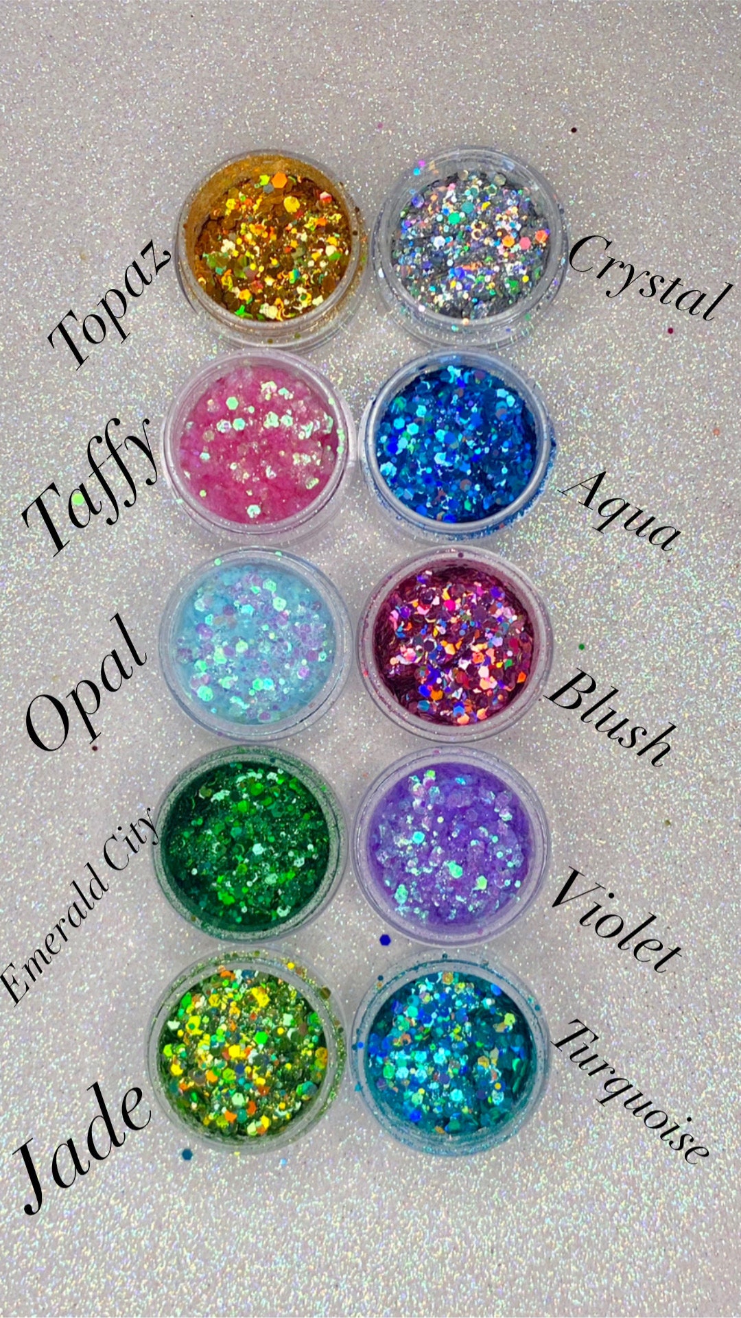 Chunky Glitter Body & Face Glitter - Etsy