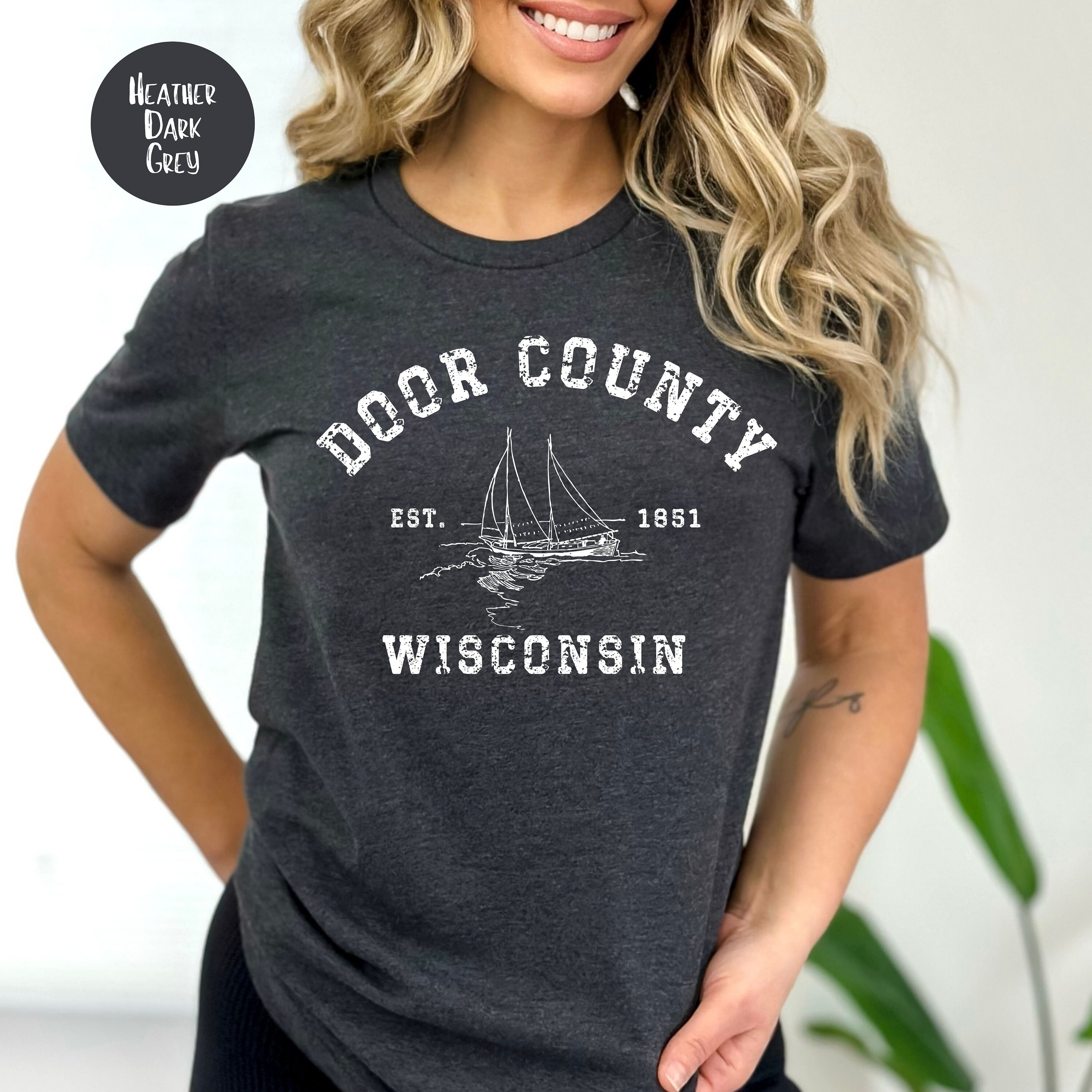 Door County T-shirt, Door County Vintage, Door County Tee Shirt, Door ...