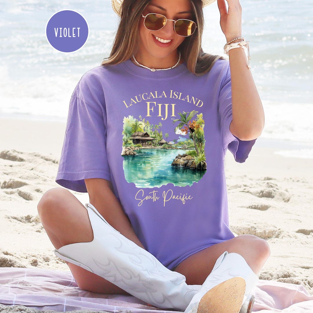 Laucala Island Fiji Comfort Colors® T-shirt, Fiji South Pacific ...