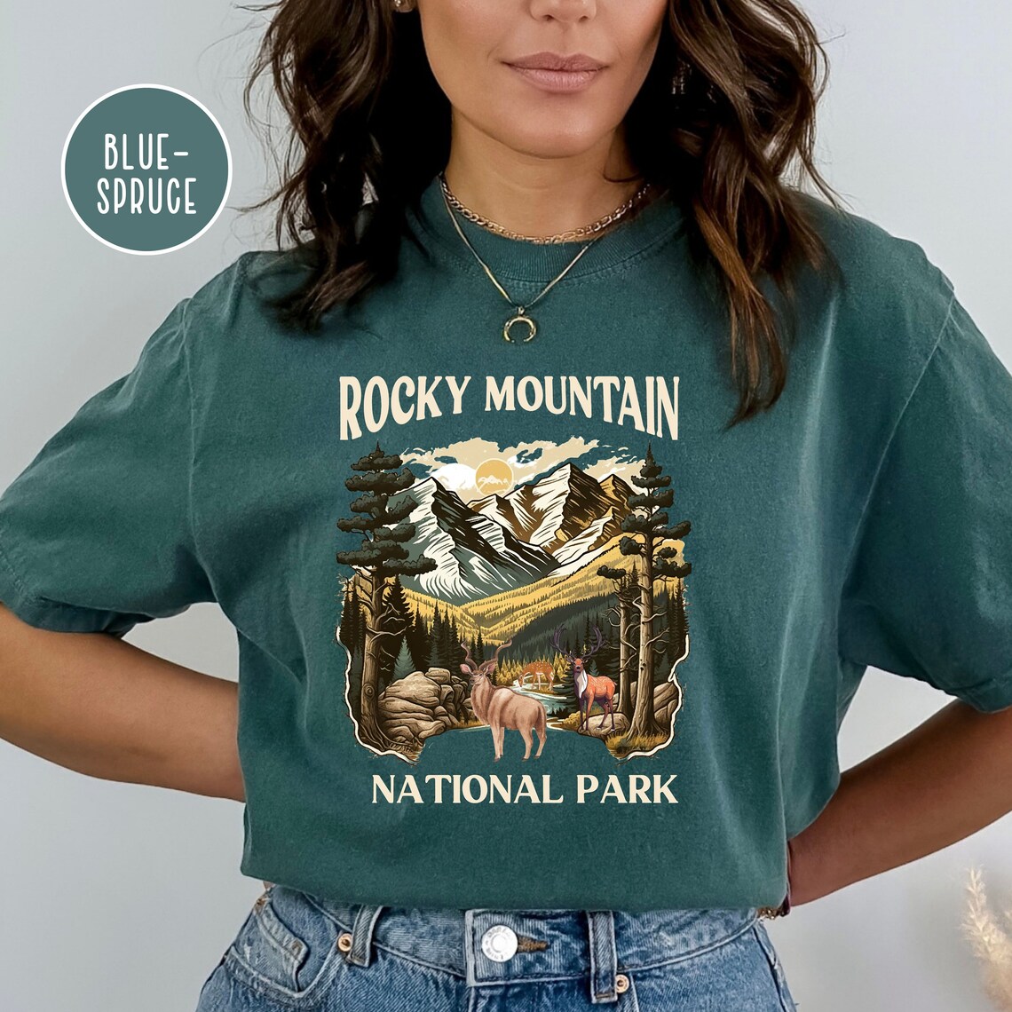 Rocky Mountain National Park Comfort Colors® Tshirt Gift - Etsy