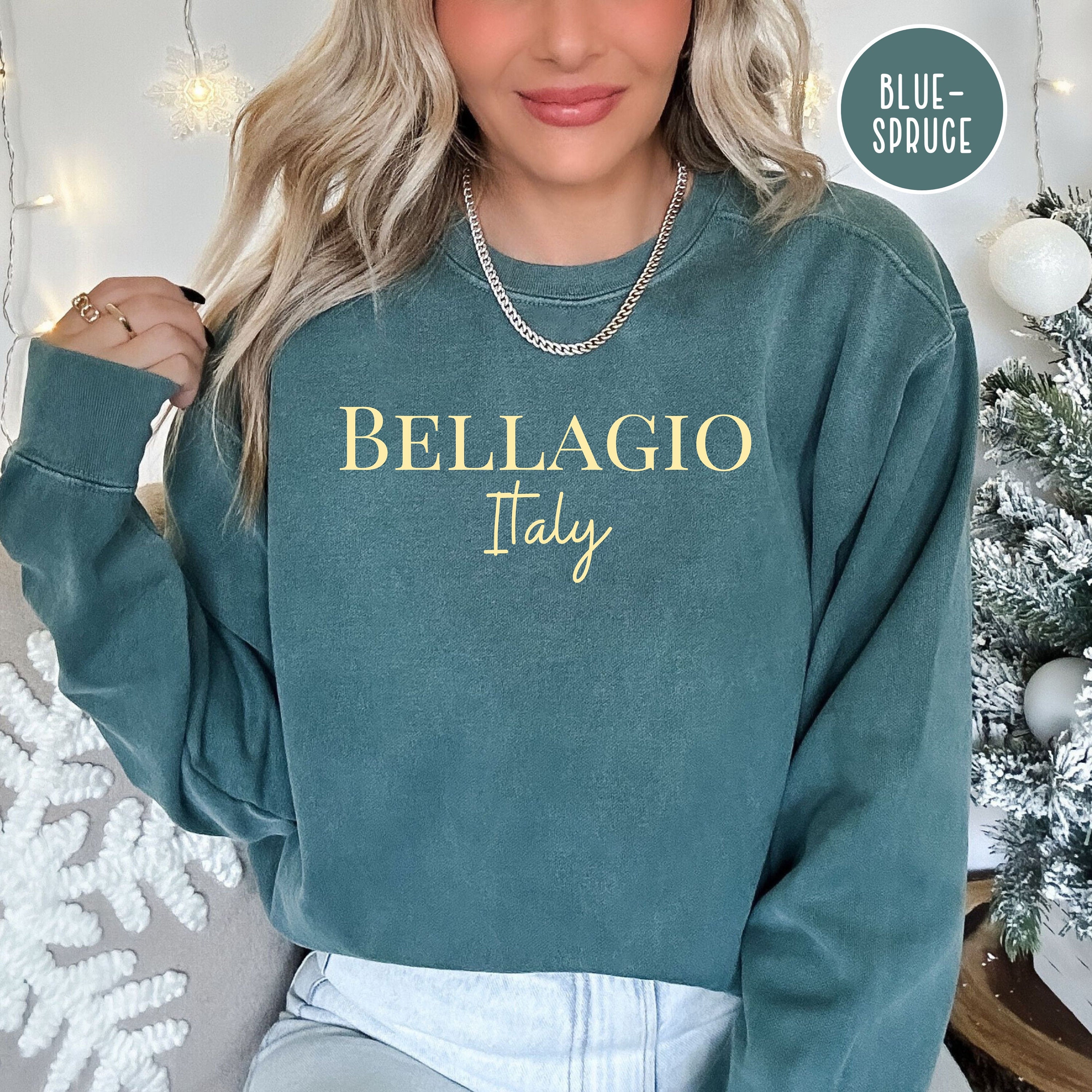 Bellagio Italy Minimalist Style Comfort Colors® Sweatshirt - Etsy