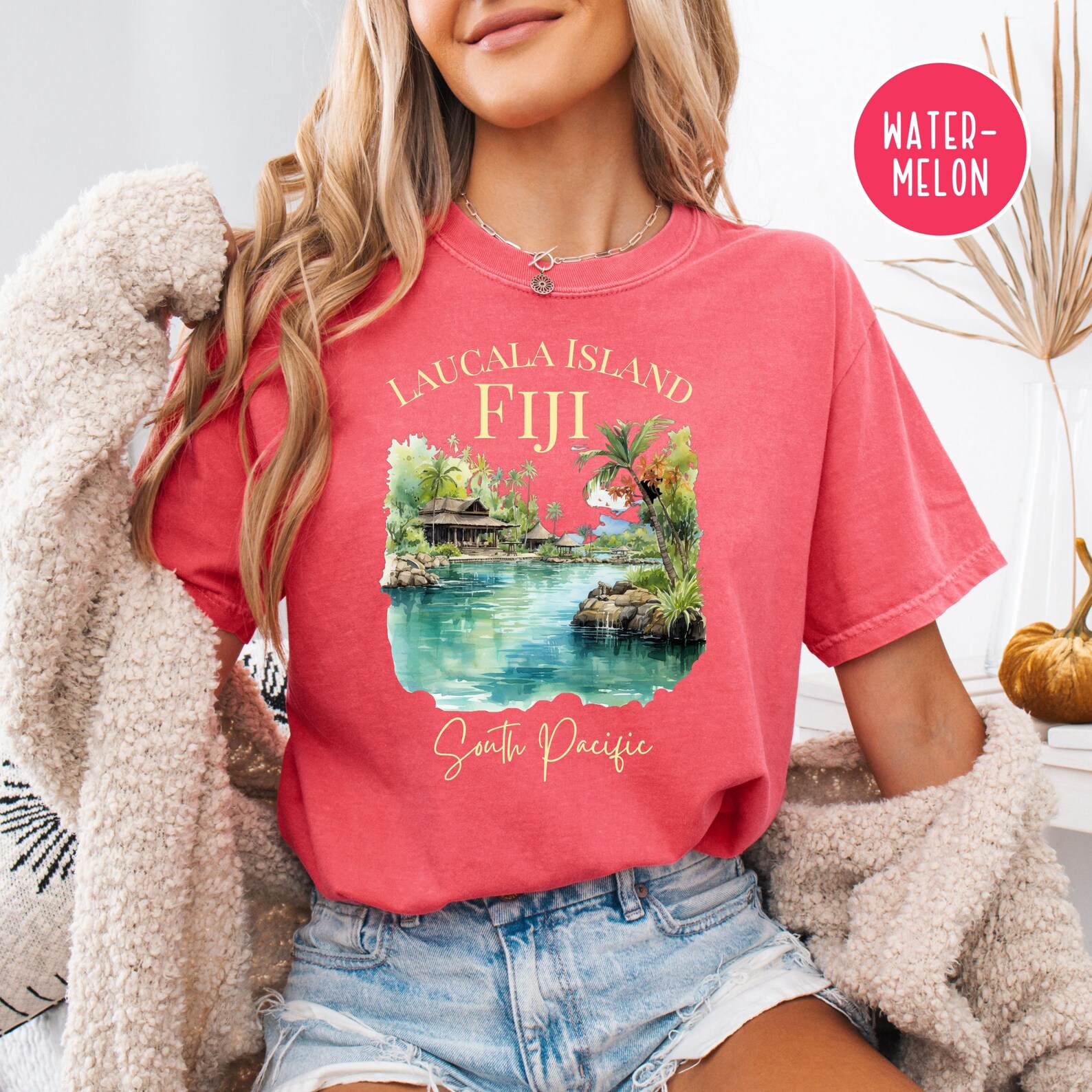 Laucala Island Fiji Comfort Colors® T-shirt, Fiji South Pacific ...