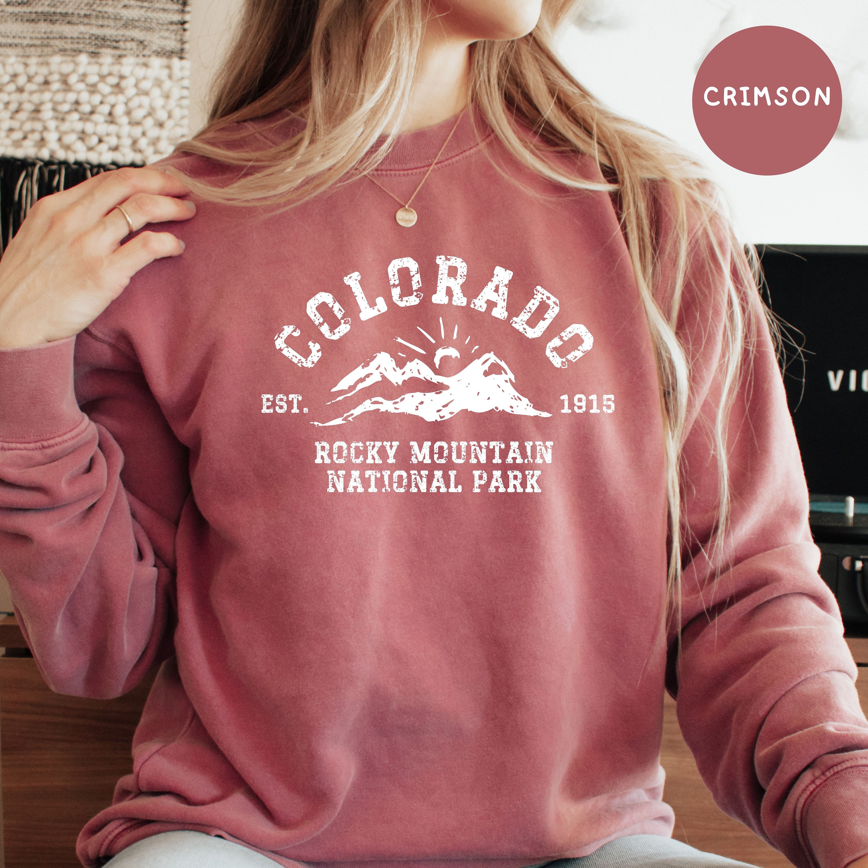 Colorado Rocky Mountain National Park Grunge Style Unisex - Etsy