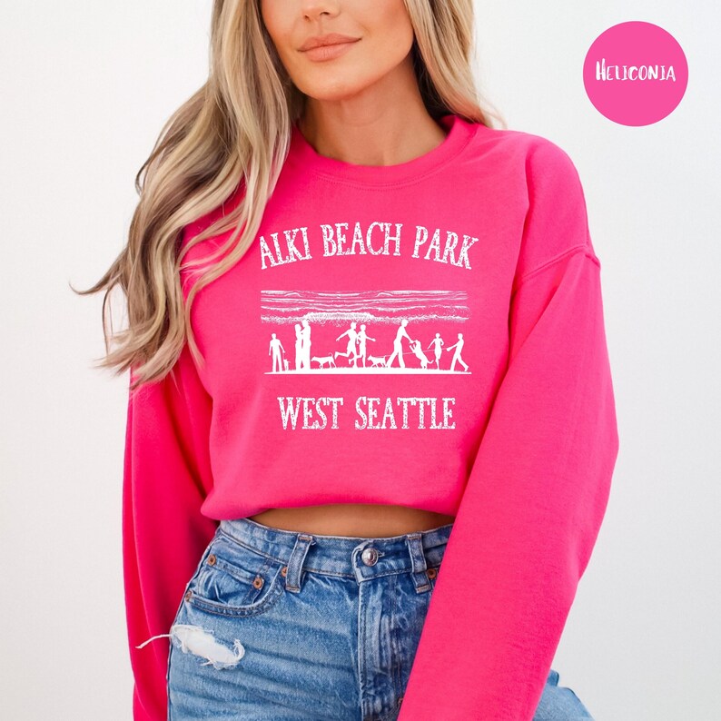 Alki Beach Park West Seattle Sweatshirt, West Seattle Vacation Gift ...