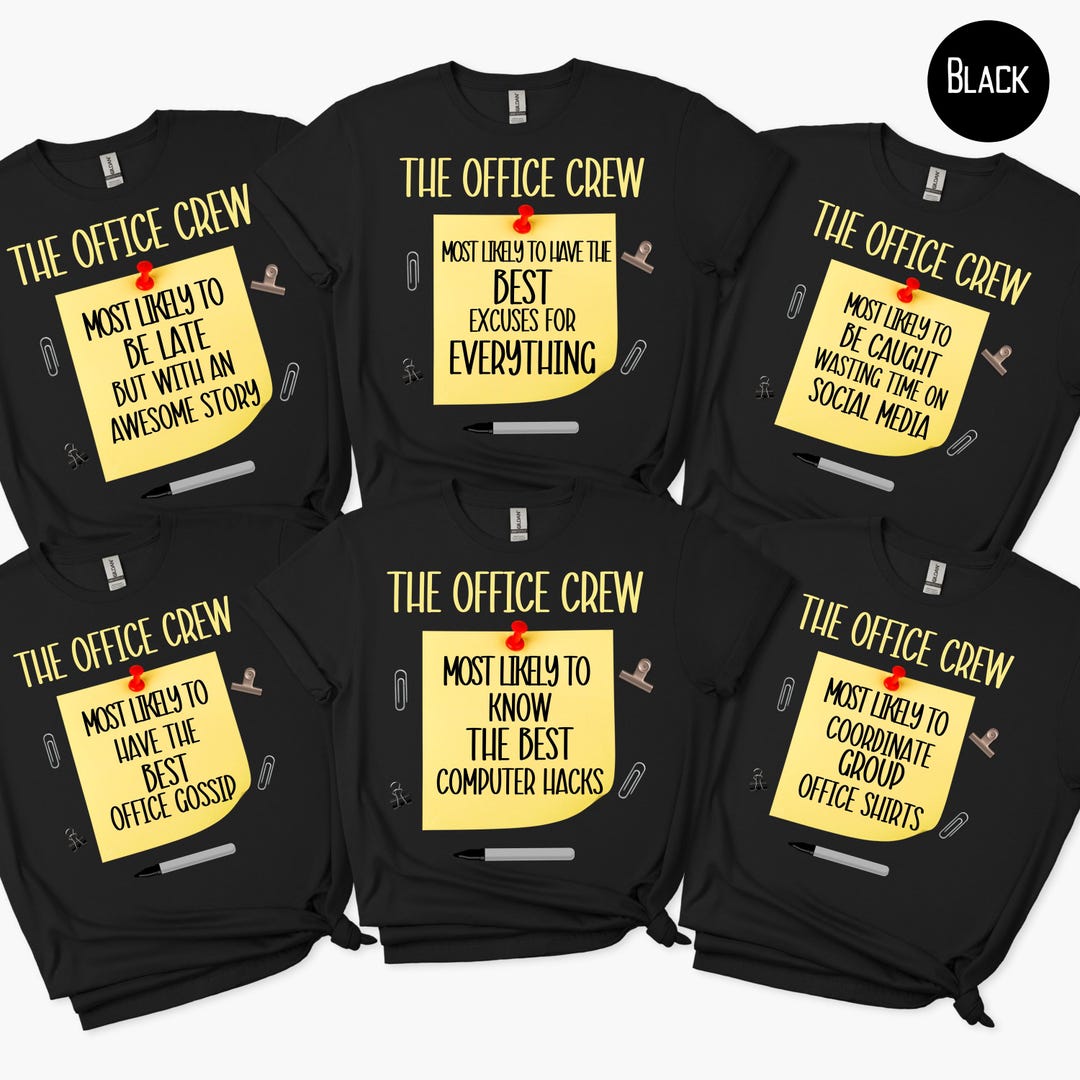 Funny Group Office Shirts, Group Co-workers Tees for Any Work Group ...