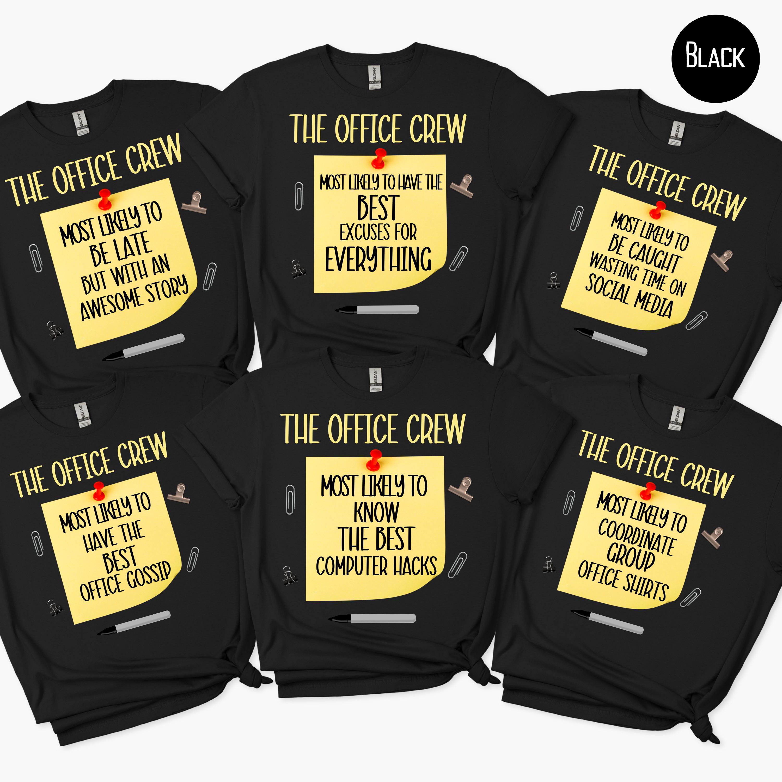 Funny Group Office Shirts, Group Co-workers Tees for Any Work Group ...