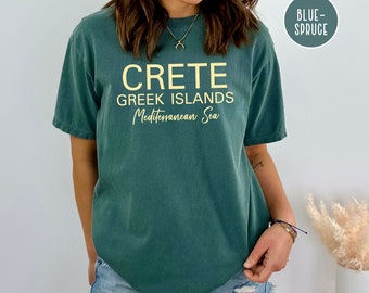 Crete Greece T-shirt unisex / Hellenic Republic Greek Gift - Etsy