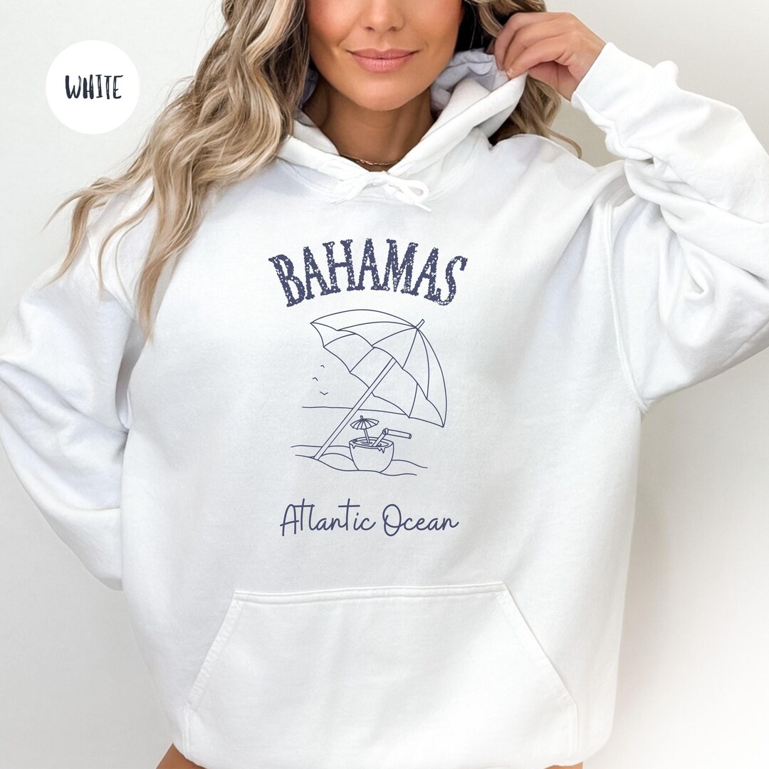 Bahama Islands Grunge Style Hoodie, Island Vacation Hoodie, Bahamas ...